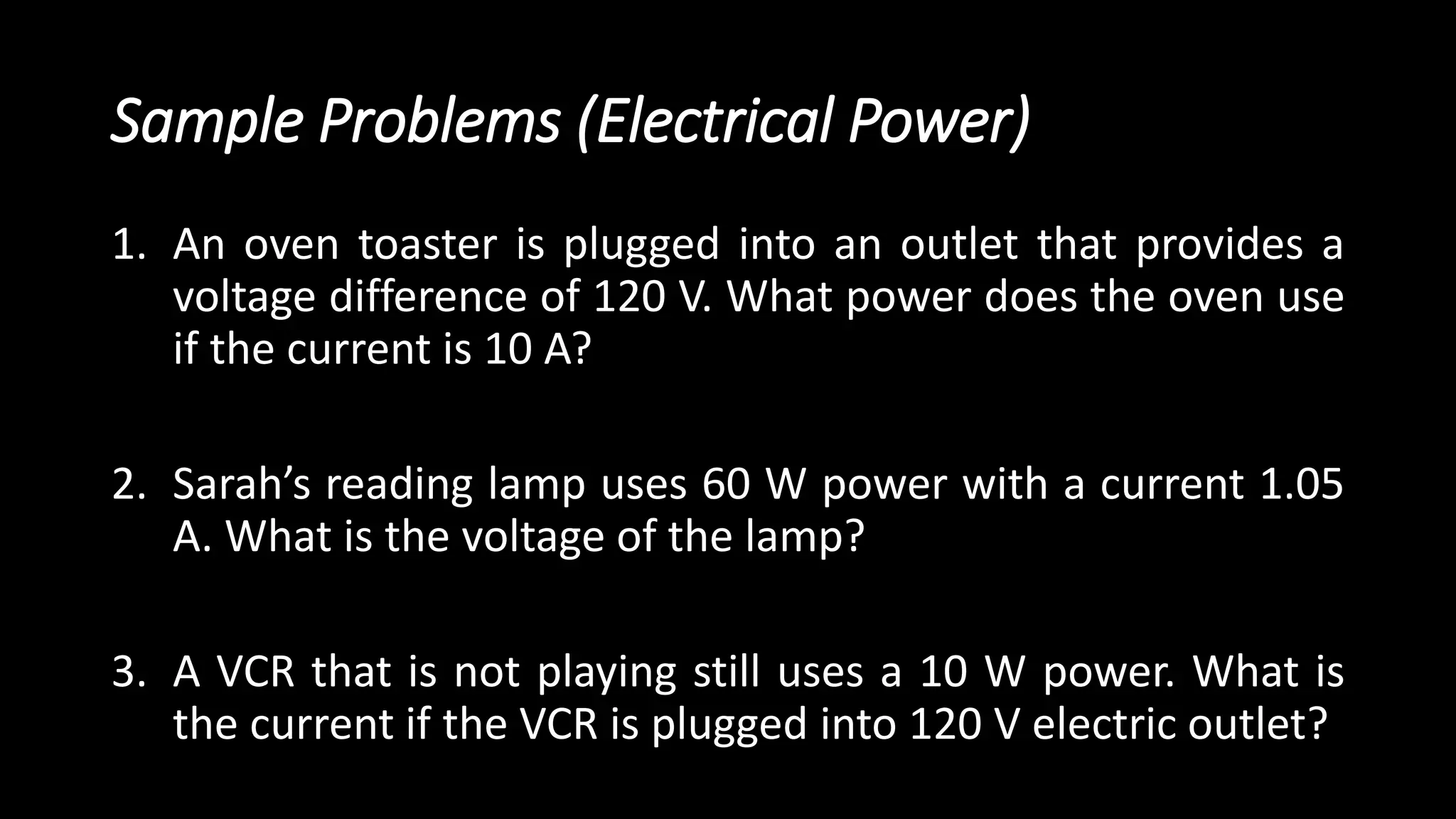 Electrical Power and Energy | PPTX