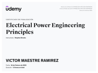 Electrical Power Engineering Principles | PDF