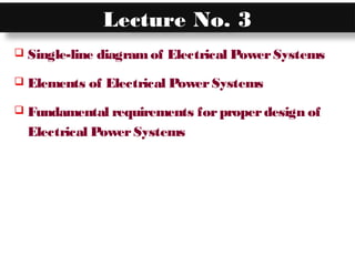 Electrical power systems | PPT