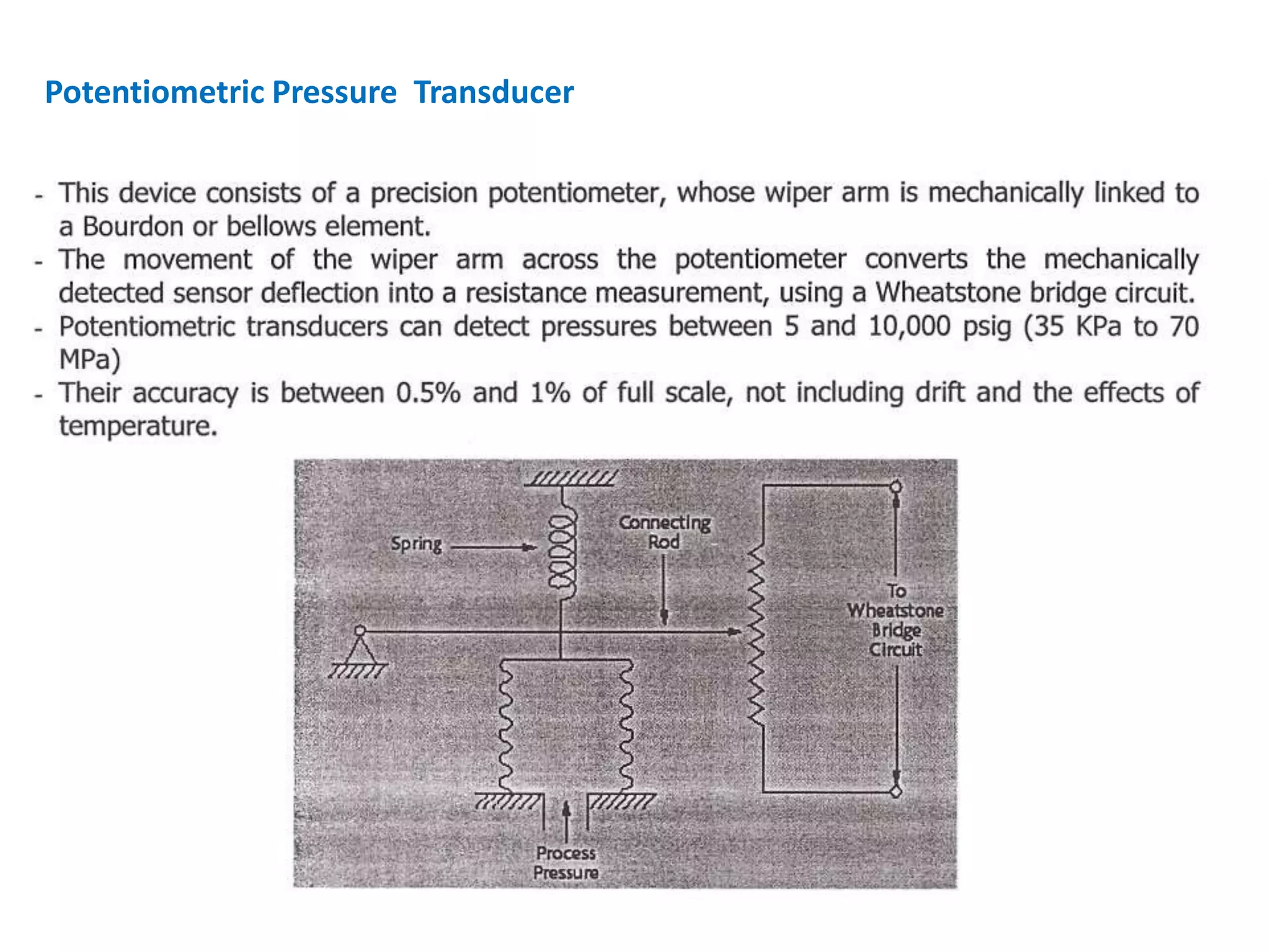 Electrical Pressure Measuring Devices | PPTX