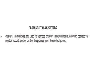 Electrical Pressure Measuring Devices | PPTX
