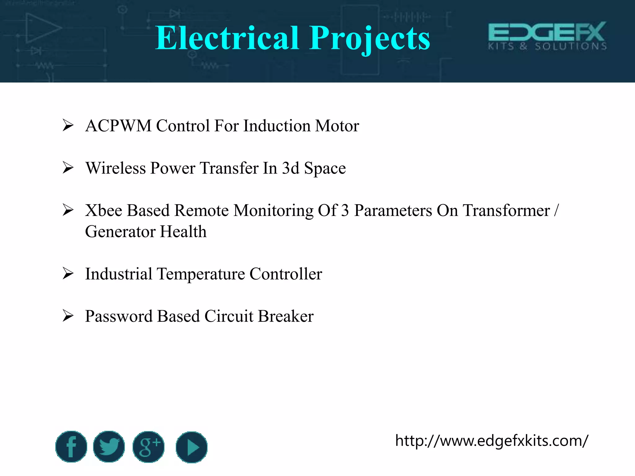 Electrical Projects | PPTX