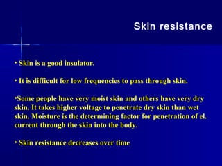Electrical properies of the tissues | PPT