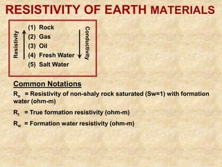Electrical Properties of Reservoir Rocks | PPT