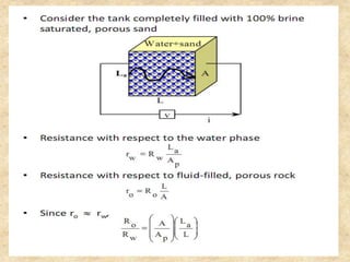 Electrical Properties of Reservoir Rocks | PPT
