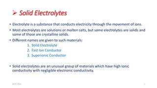 Electrical properties of solids | PPTX