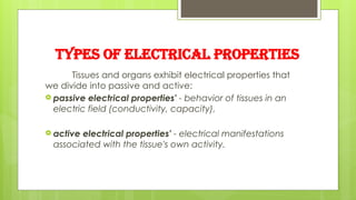 Electrical PROPERTIES OF TISSUES in physiotherapy.pptx
