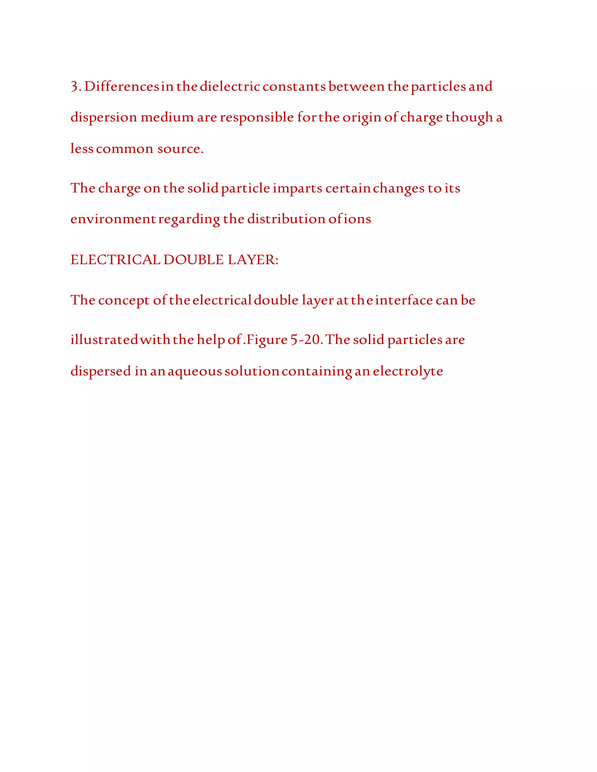 Electrical properties of interfaces | DOC | Chemistry | Science
