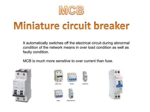 Electrical protective devices ec | PPTX | Home Appliances | Home & Garden