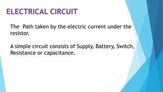 Electrical quantities | PPTX