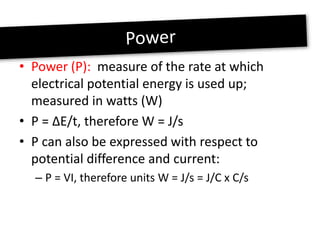 Grade 9, U2-L4-Electrical quantities | PPTX