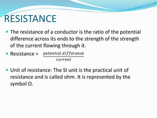 Electrical Resistance Definition