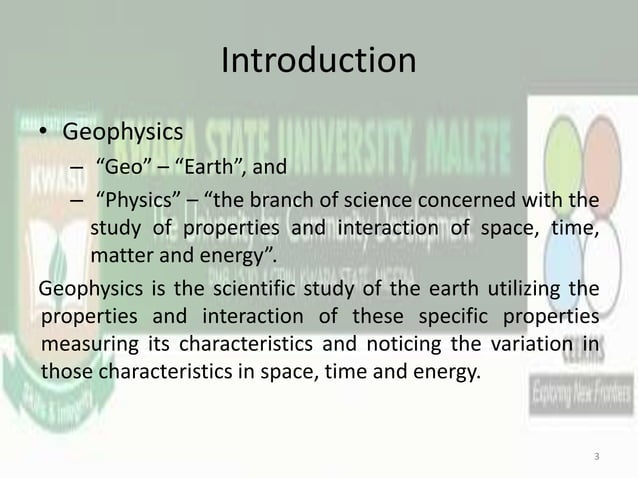 Electrical resistivity a geophysical method and its applications in ...