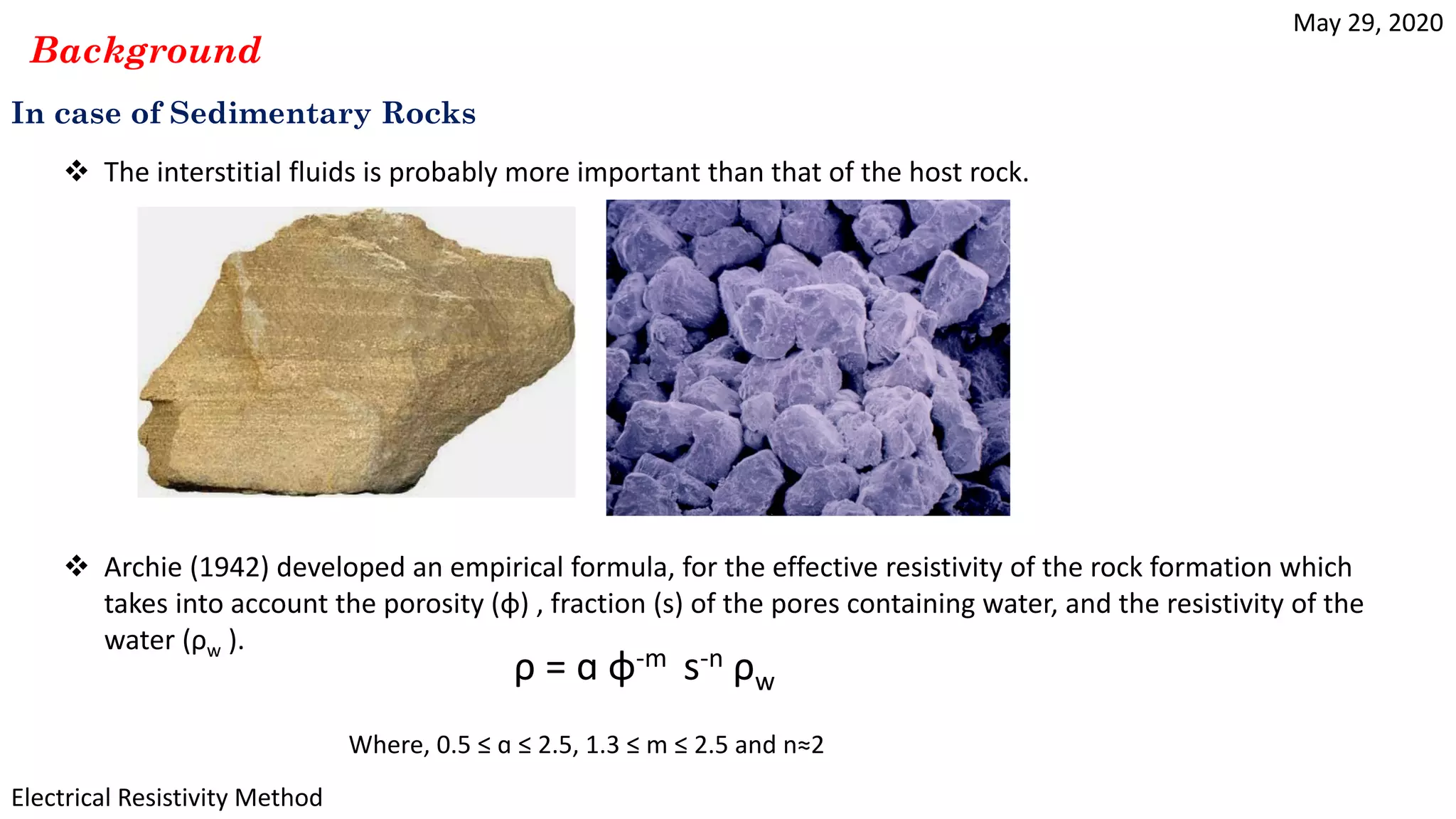 Electrical resistivity method ( electrical survey) | PDF