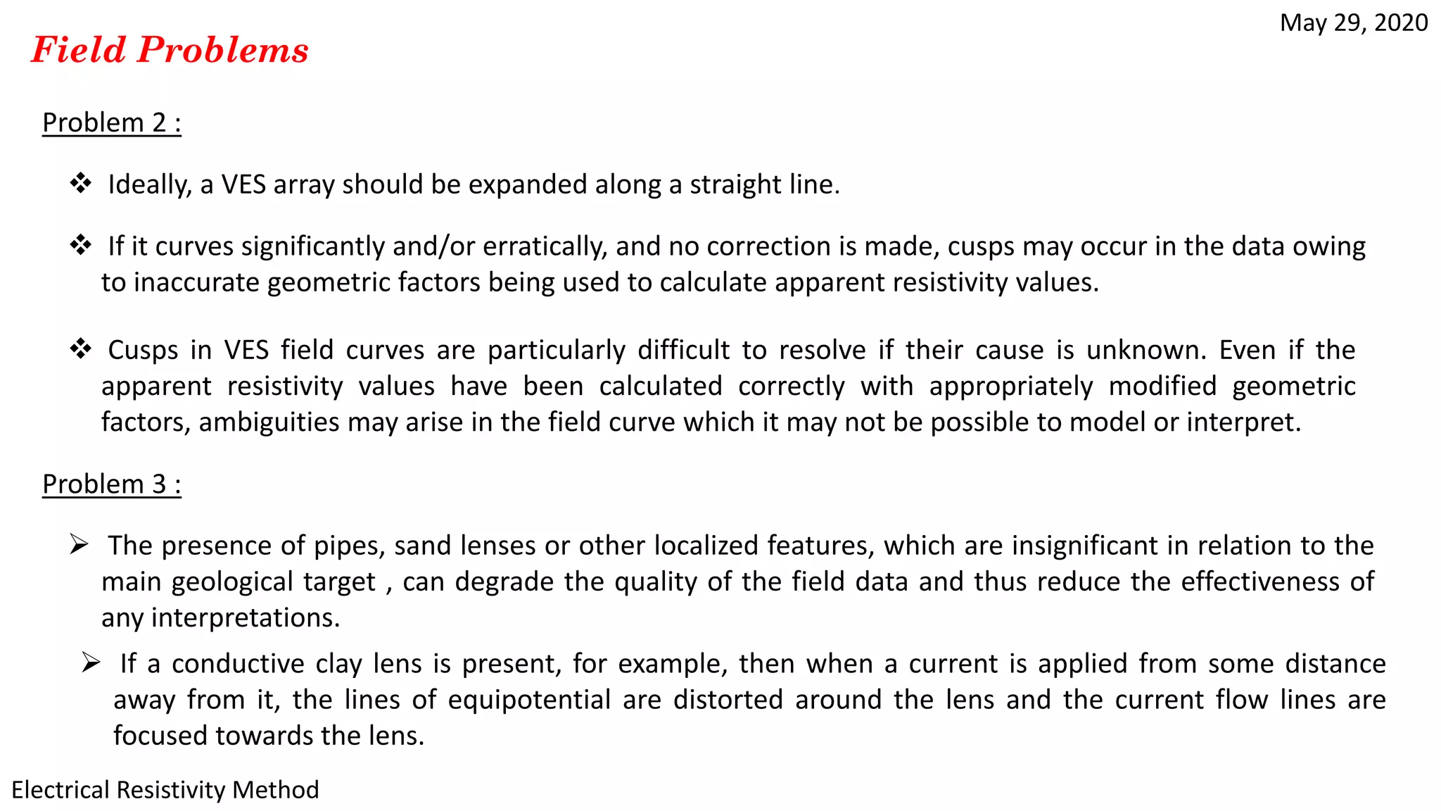 Electrical Resistivity Method Electrical Survey Pdf Geology