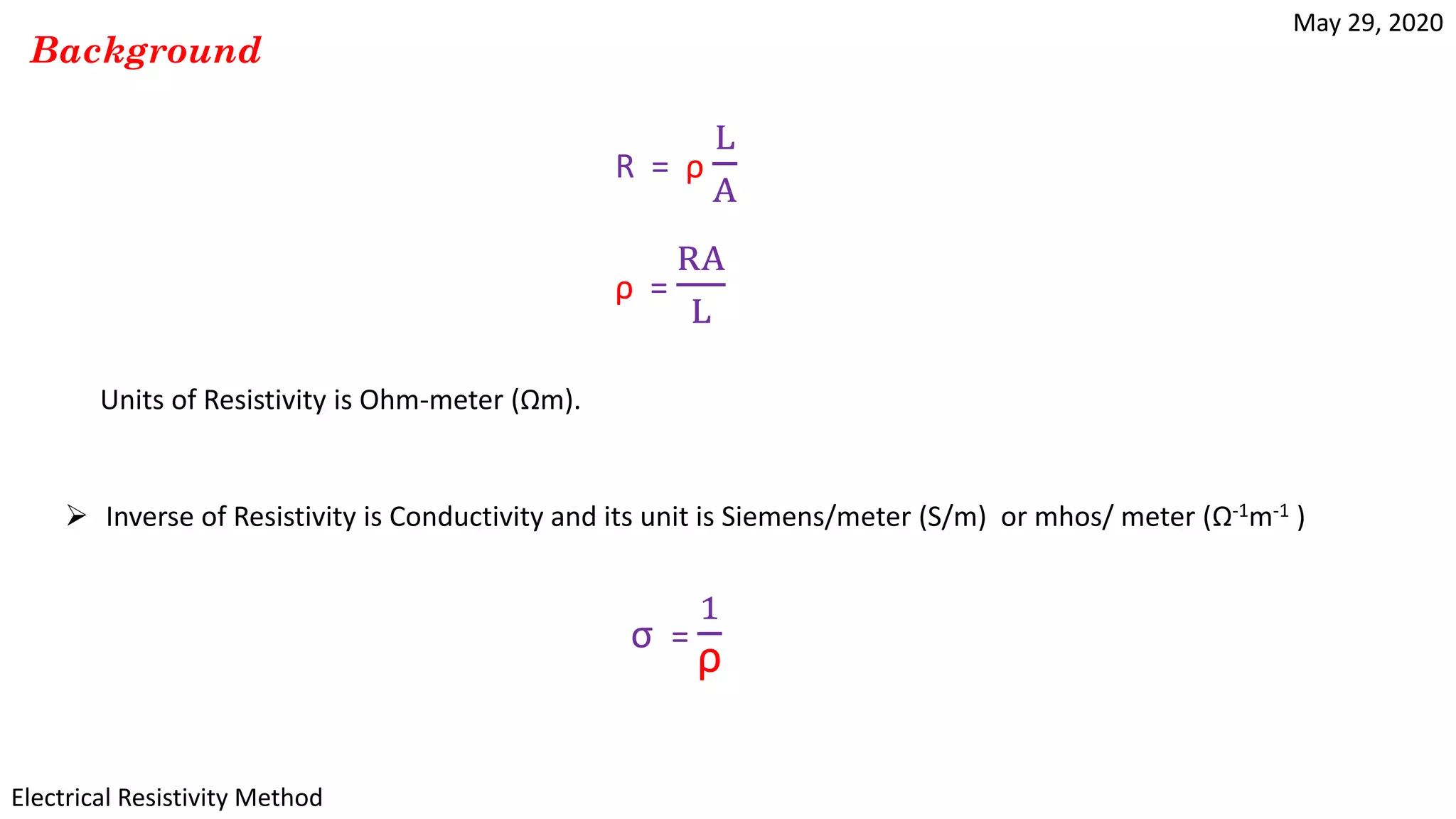 Electrical Resistivity Method Electrical Survey Pdf Geology