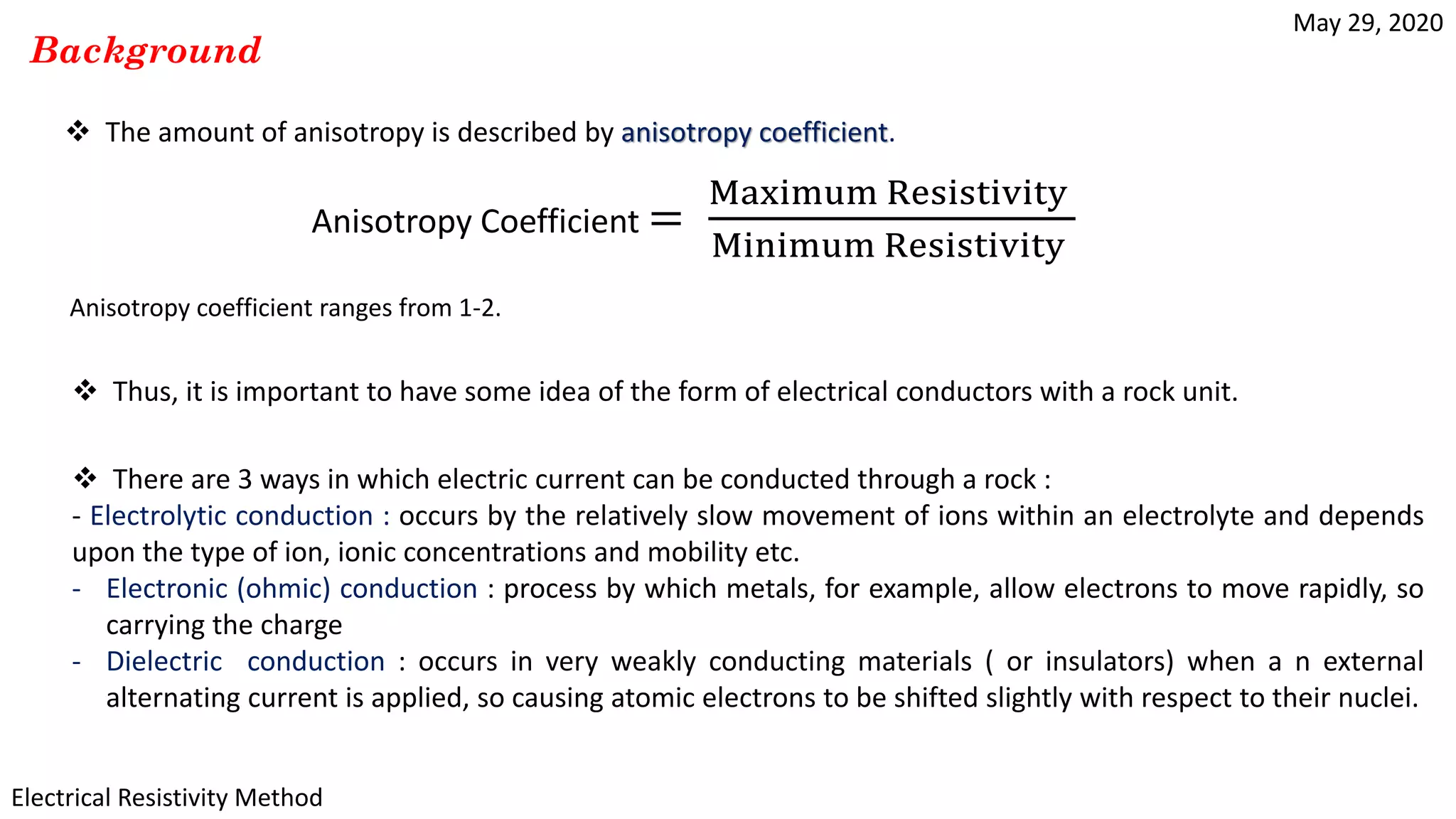 Electrical Resistivity Method Electrical Survey Pdf Geology Science