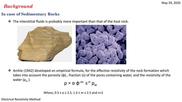 Electrical Resistivity Method Electrical Survey Pdf Geology