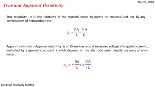 Electrical resistivity method ( electrical survey) | PDF