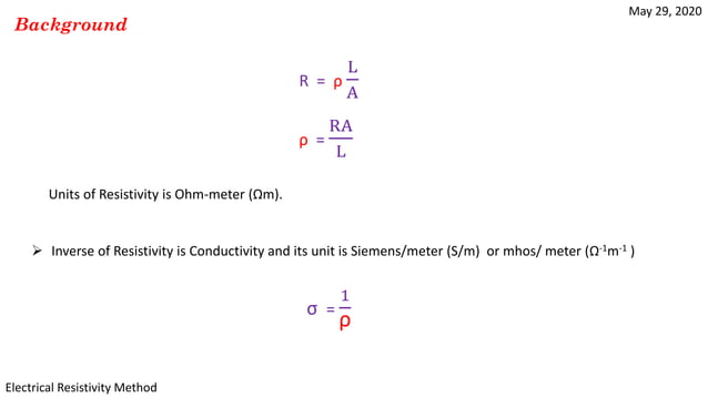 Electrical resistivity method ( electrical survey) | PDF | Geology ...