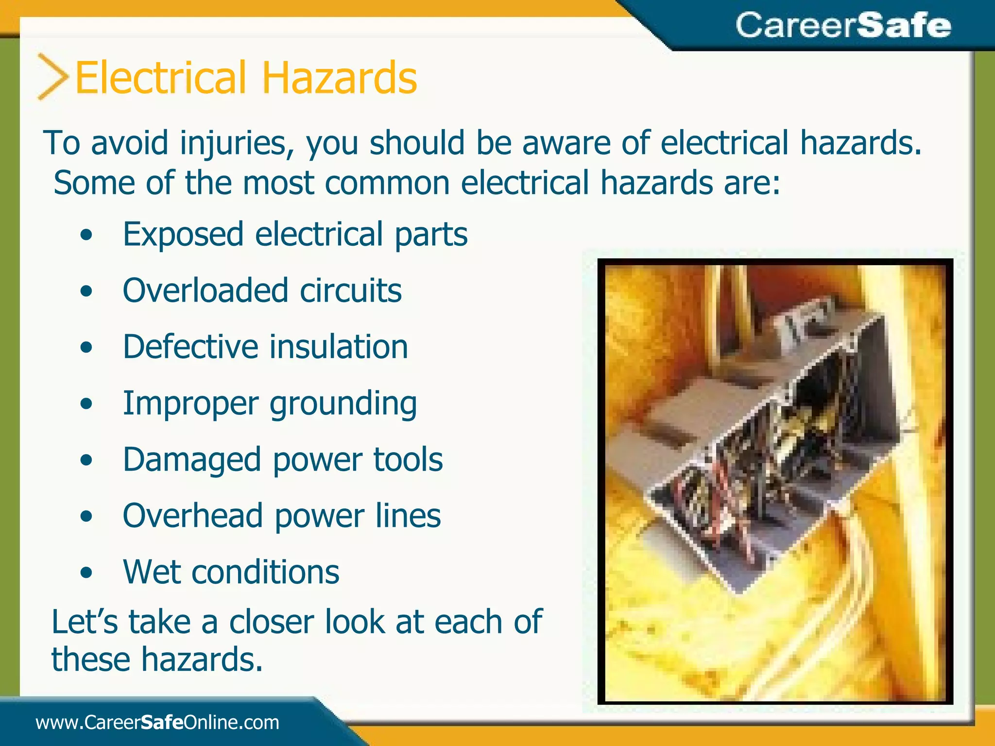Electrical safety | PPT