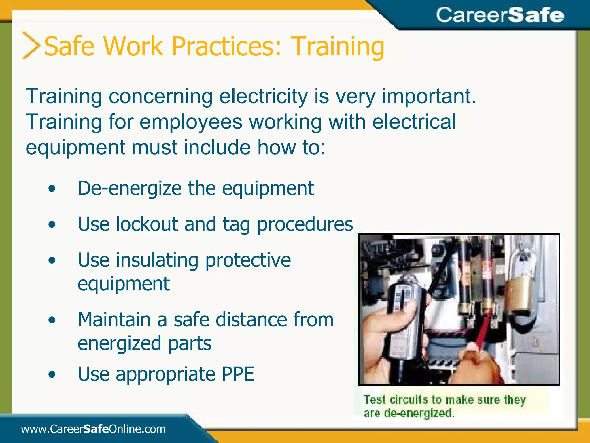 Electrical safety | PPT