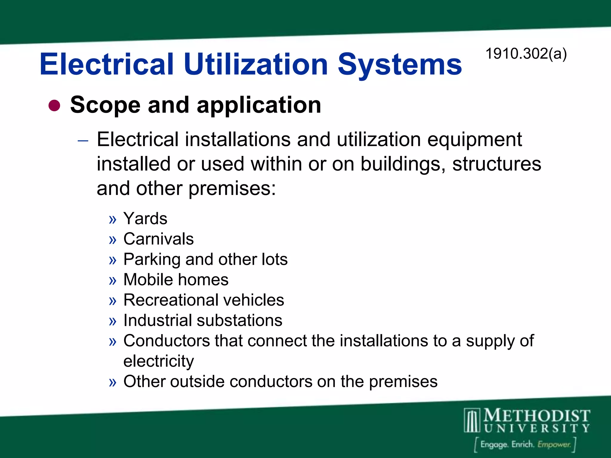 MU Electrical safety | PPTX