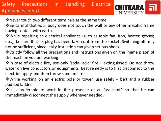 Safety Measures In Using Electricity How To Master Do It Yourself