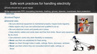 Electrical safety | PPTX