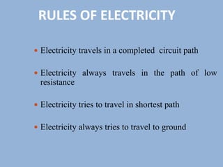 Electrical safety | PPTX
