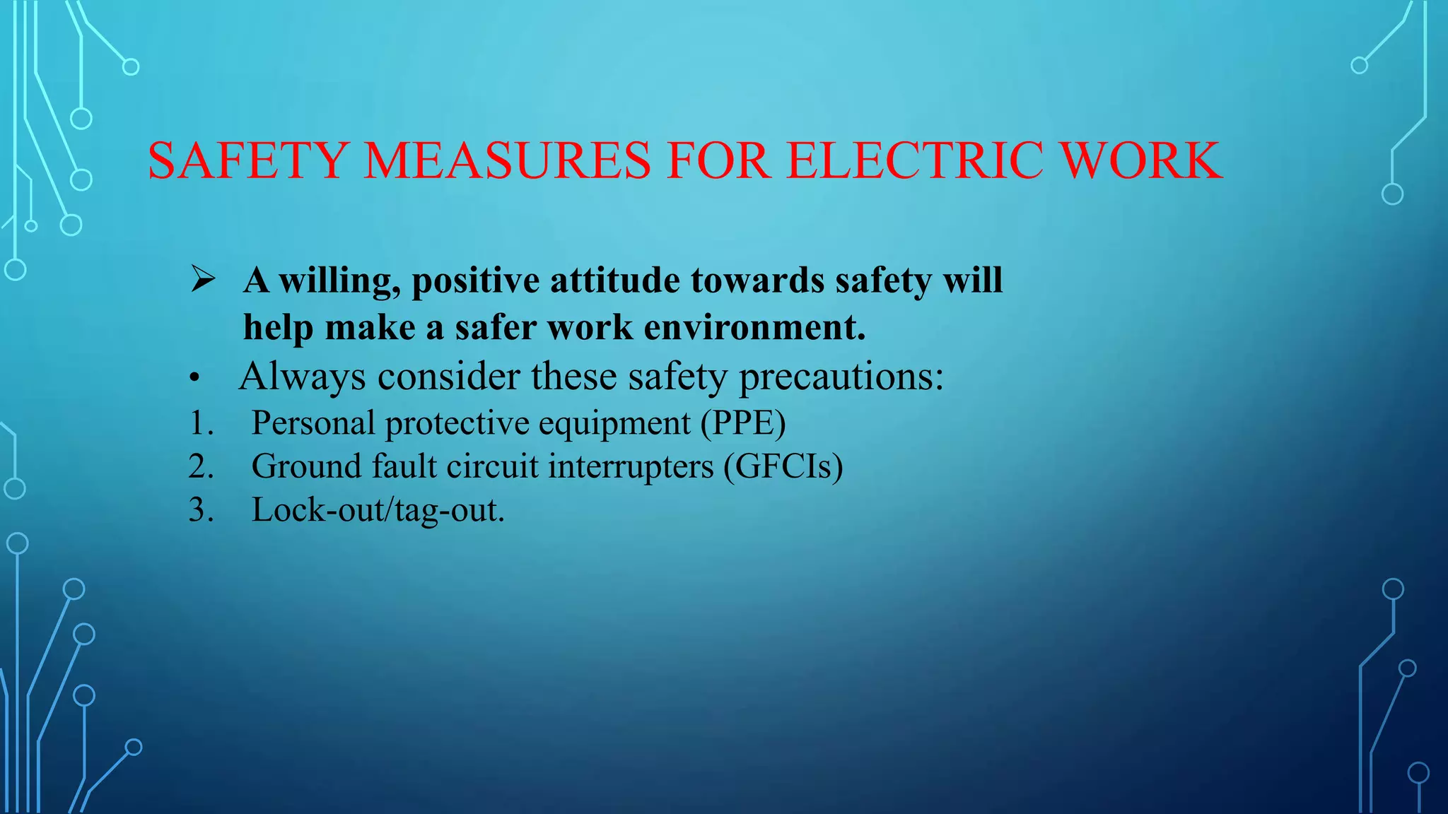 Electrical safety | PPT