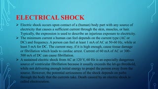 Electrical safety | PPTX