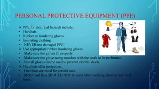 Electrical safety | PPTX