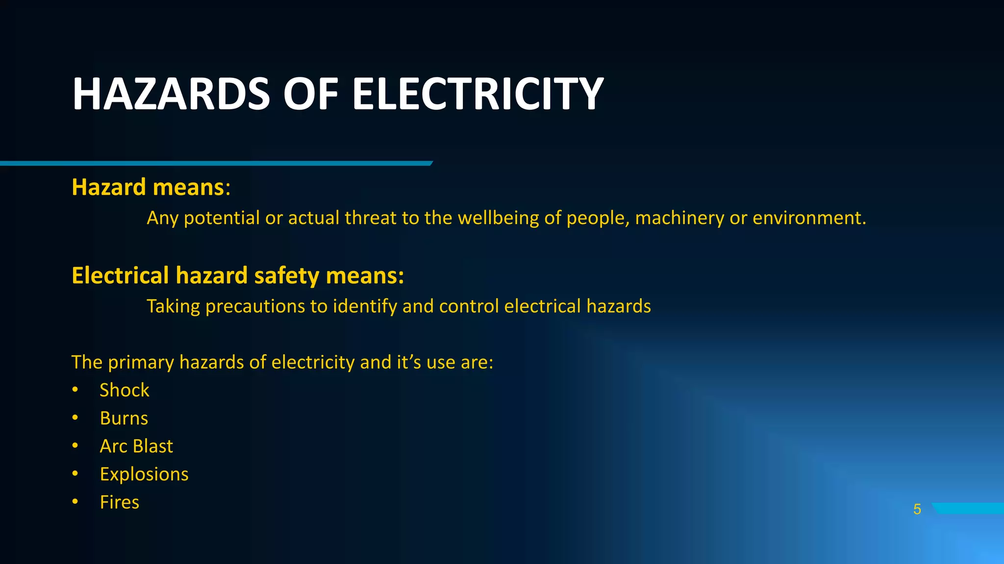 Electrical safety | PPTX