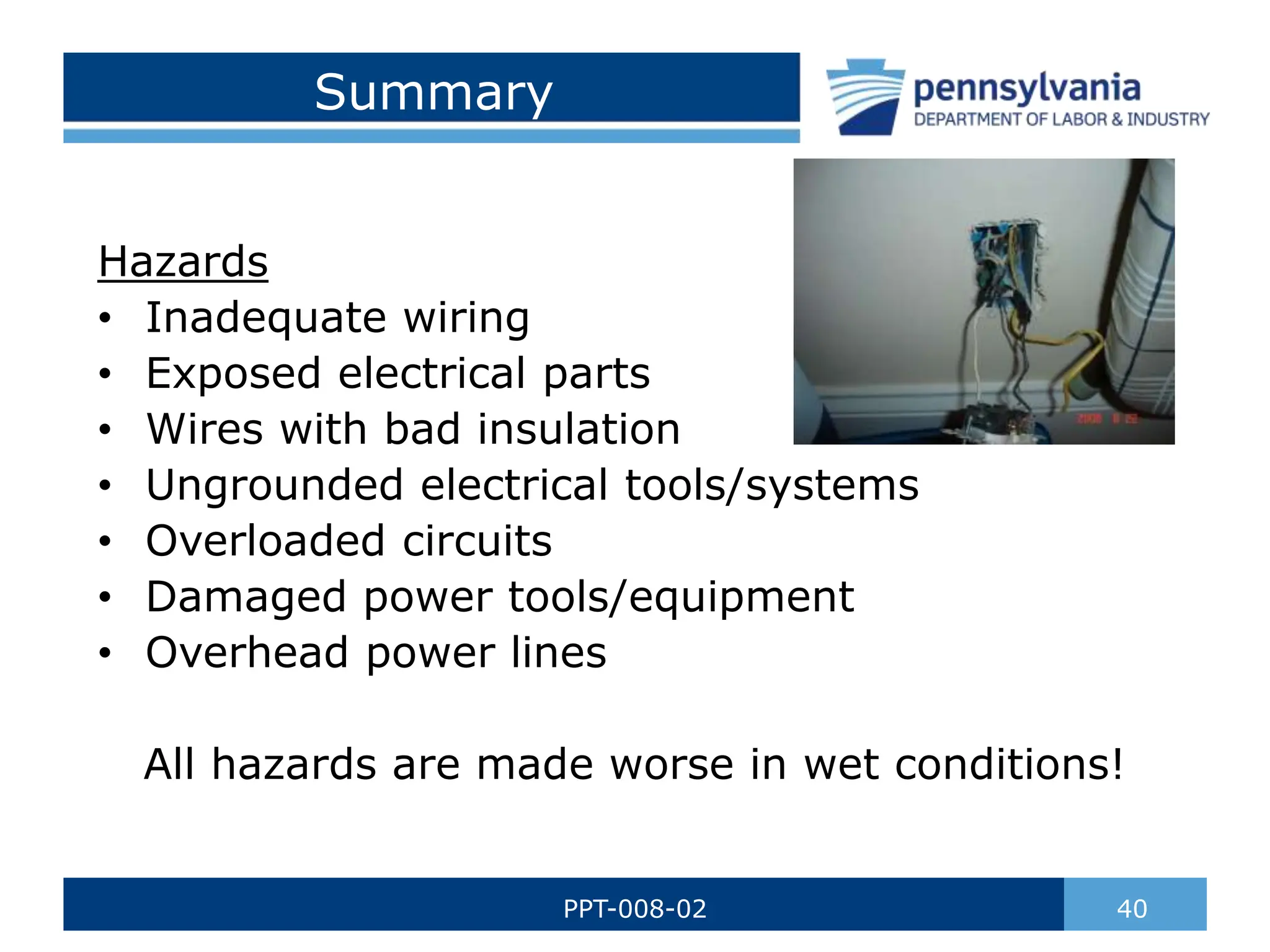 Electrical Safety osha fire precautions .pptx