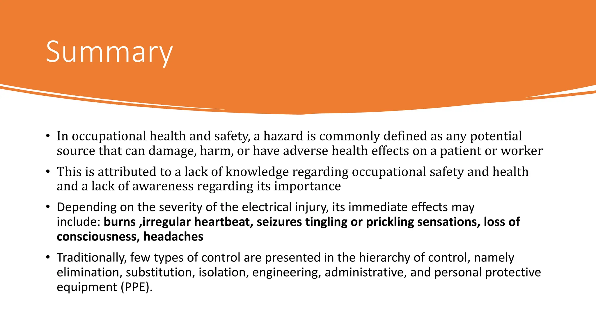 Electrical safety principles, procedures and guidelines | PPTX