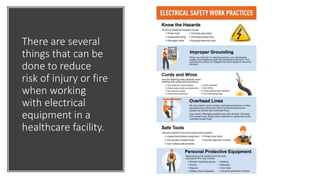 Electrical Safety in healthcare. | PPTX