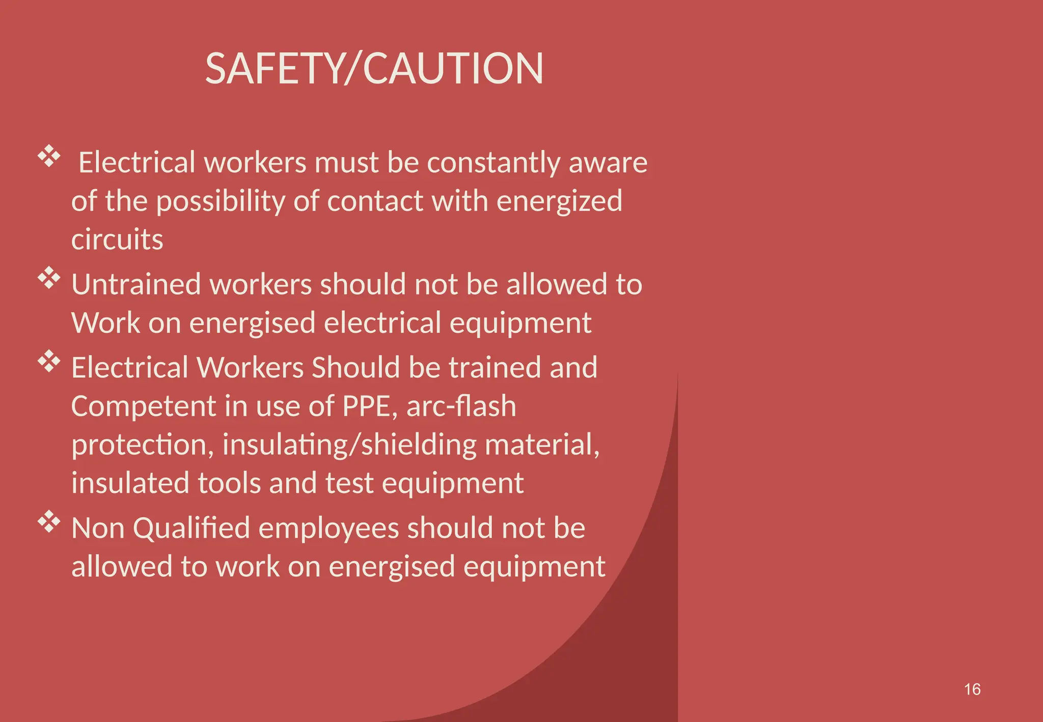 Electrical Industrial Safety Presentation | PPTX