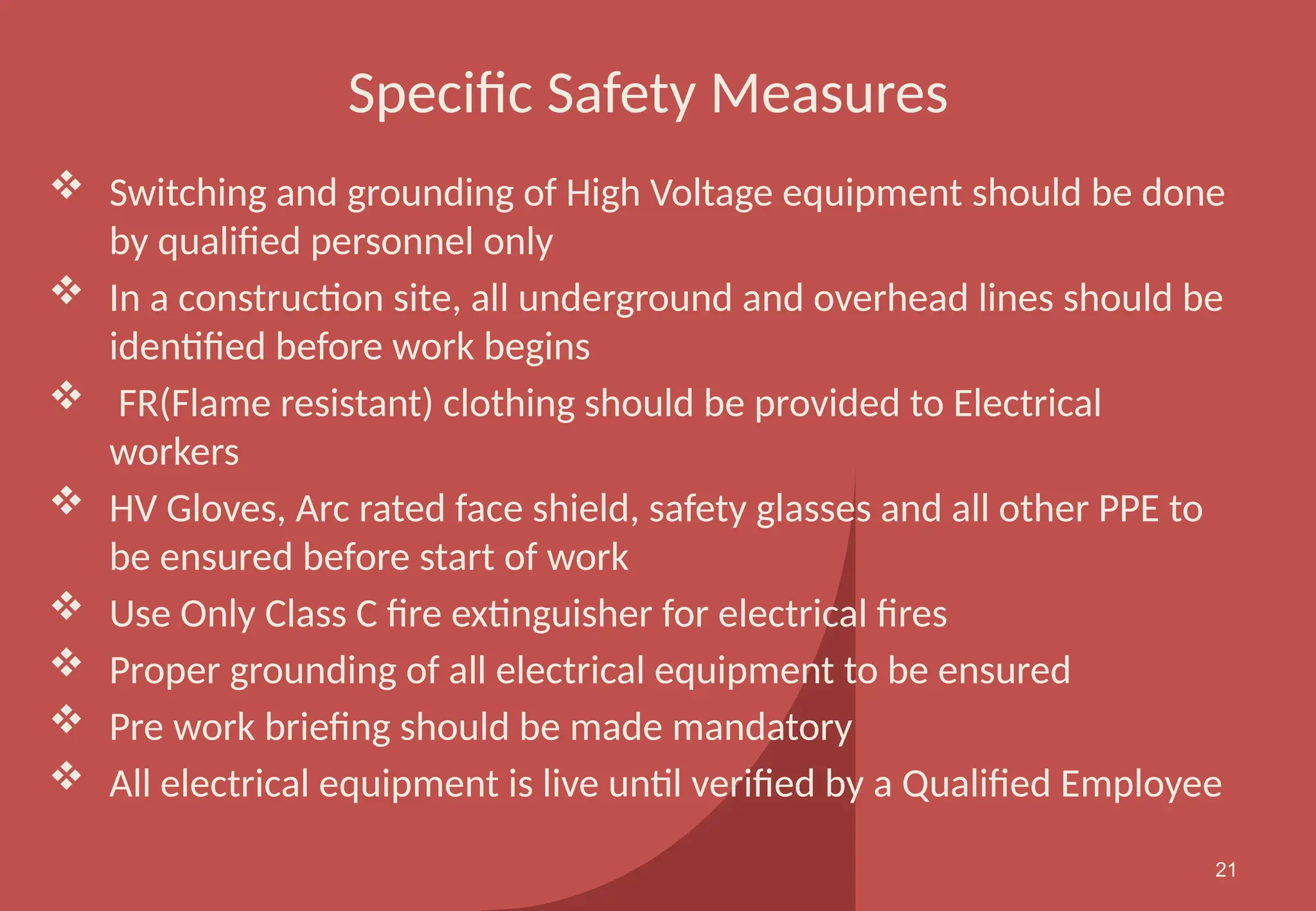 Electrical Industrial Safety Presentation | PPTX