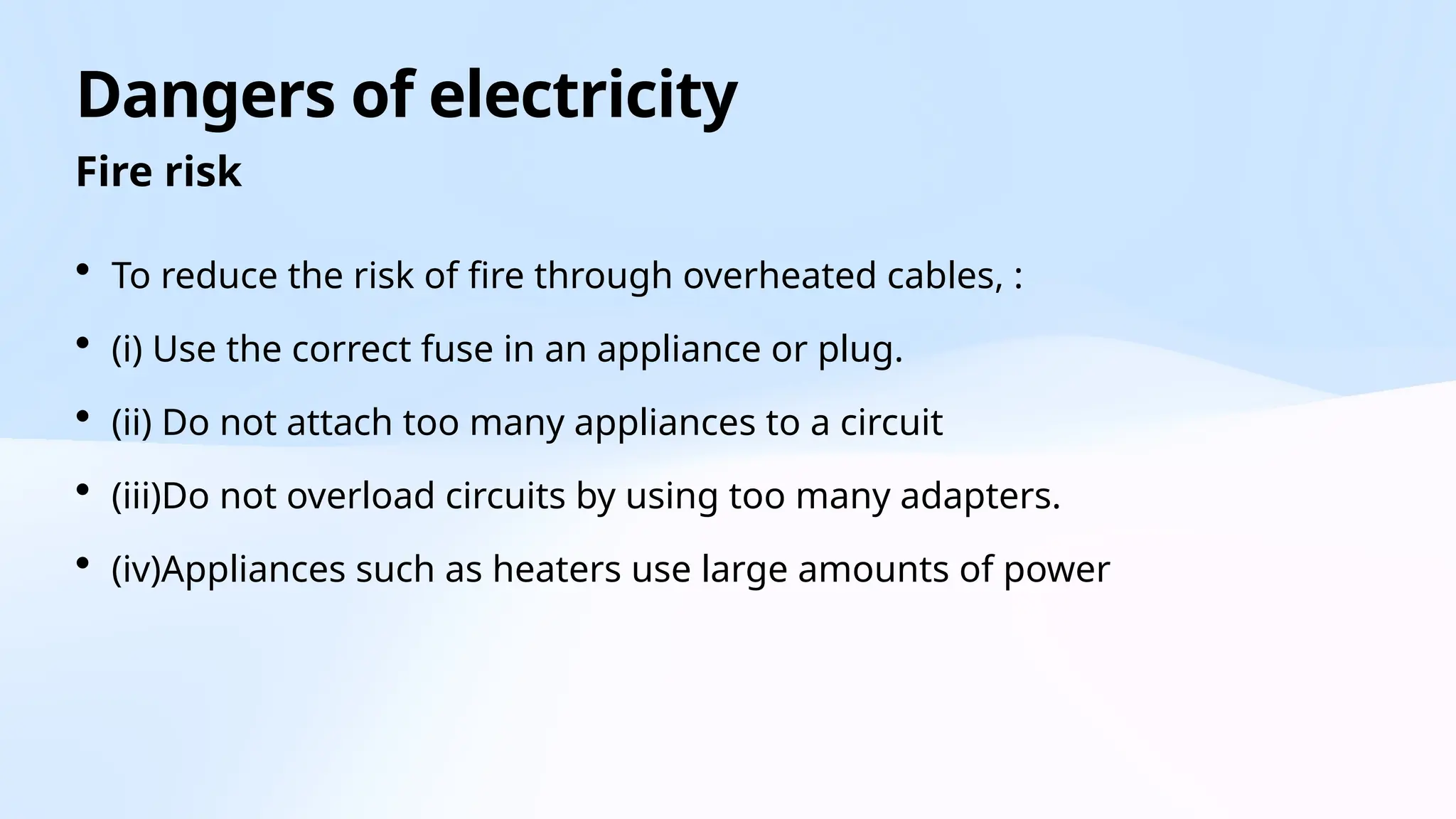 Physics IGCSE section 4 - electrical safety | PPTX