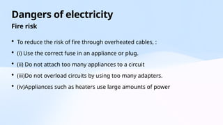 Physics IGCSE section 4 - electrical safety | PPTX