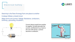 ELECTRICAL SAFETY presentation safety ppt | PPTX