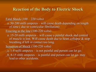 ELECTRICAL SAFETY power point .ppt