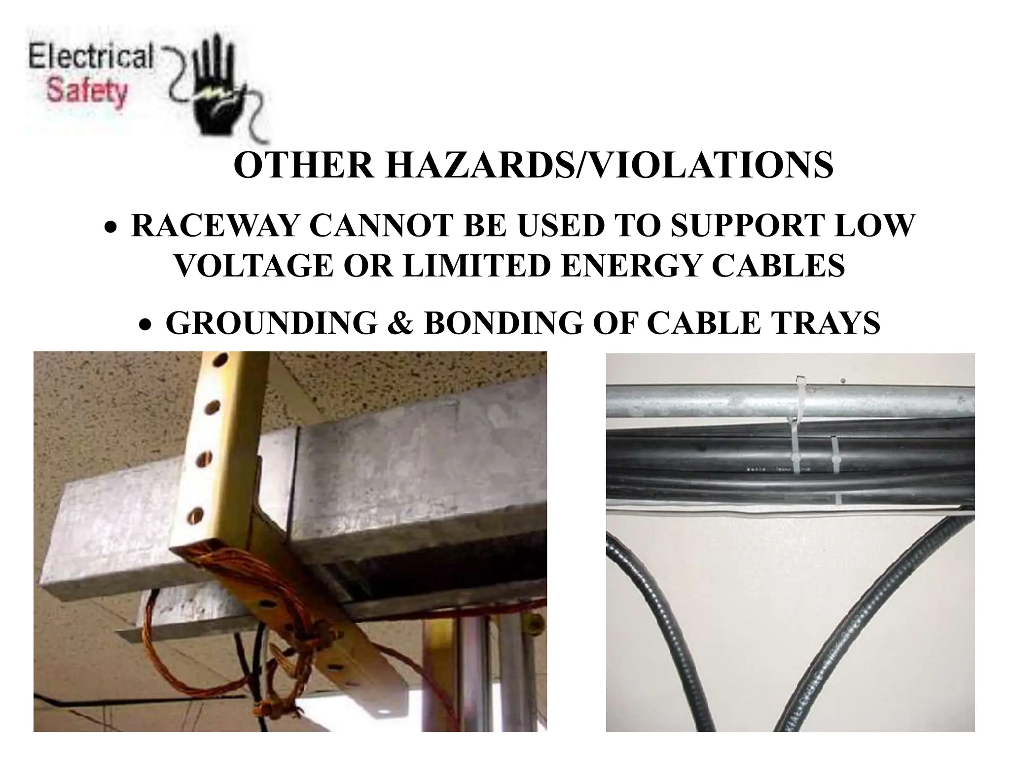 Electrical Safety Precautions power point Presentation of the ...