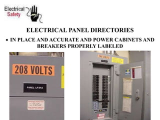 Electrical Safety Precautions power point Presentation of the ...