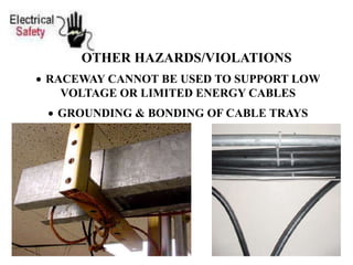 Electrical Safety Precautions power point Presentation of the ...