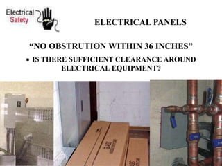 Electrical Safety Precautions power point Presentation of the ...