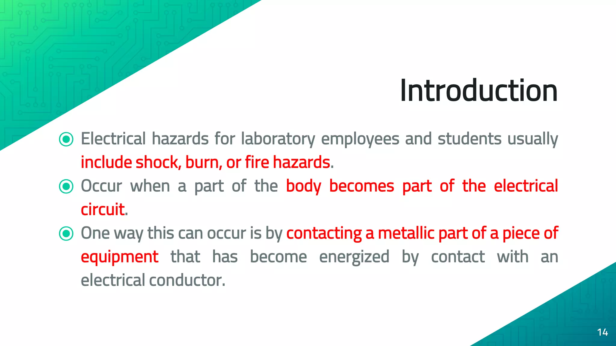 Laboratory Electrical safety | PDF