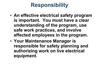 Electrical Safety (affected employees) | PPT