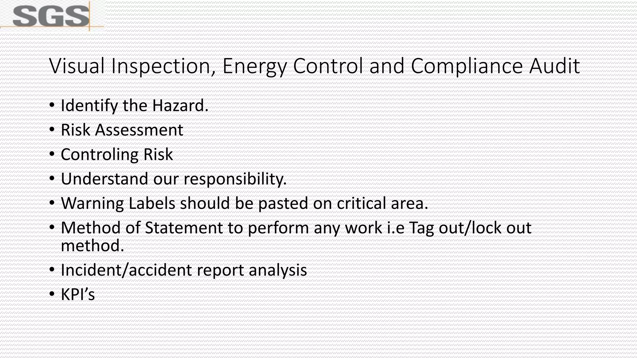 Electrical Safety Audit | PPTX